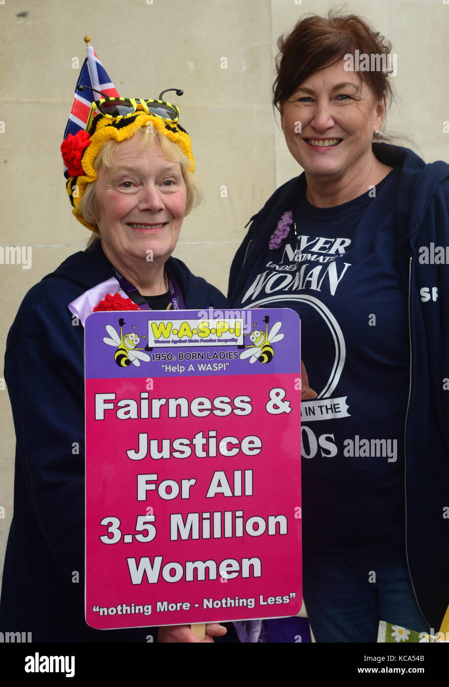 Women Against State Pension Inequality Demonstration Stock Photo - Alamy