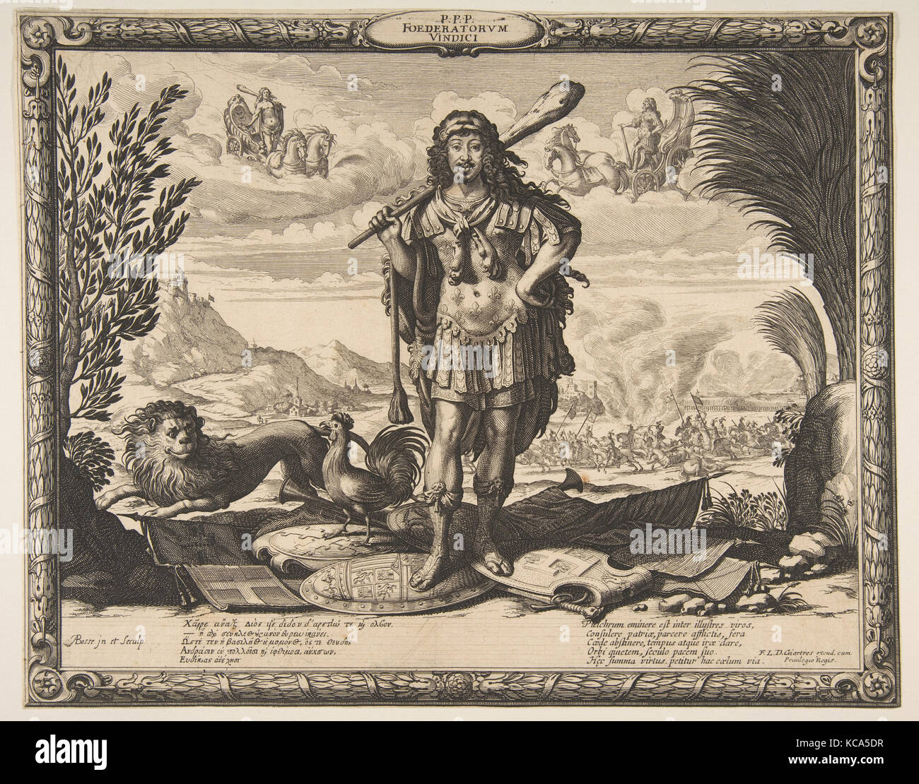 Louis XIII as Hercules, ca. 1635, Etching; third state of four (Join ...