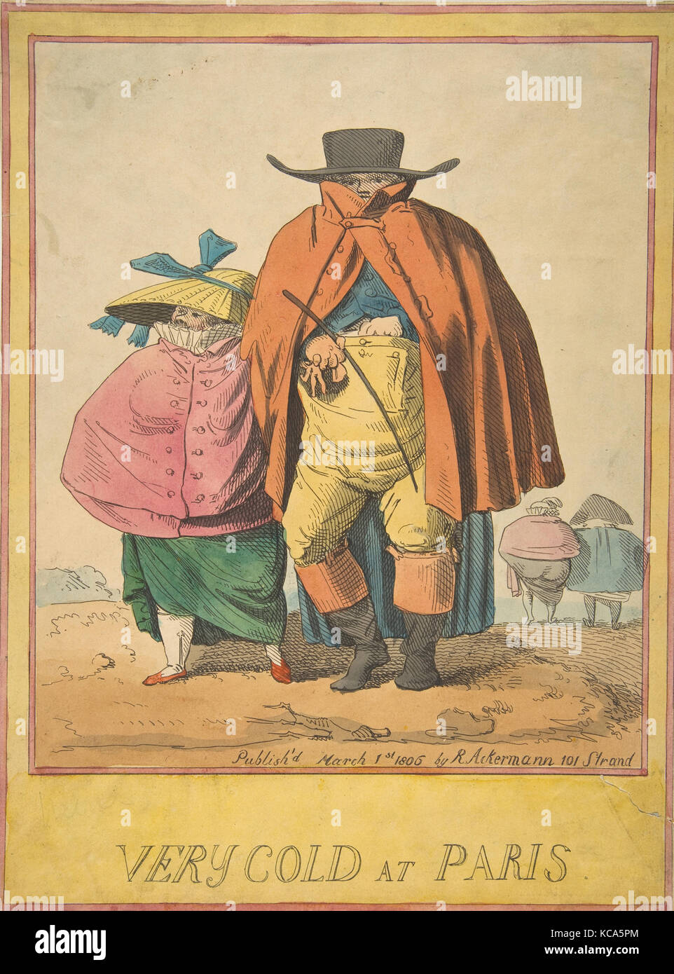Very Cold at Paris, Anonymous, British, 19th century, March 1, 1806 ...