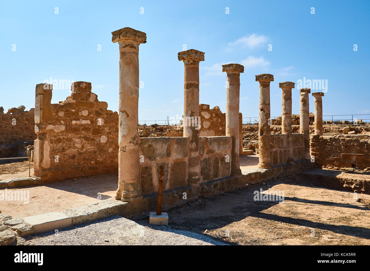 House of Theseus, Paphos, Cyprus Stock Photo - Alamy