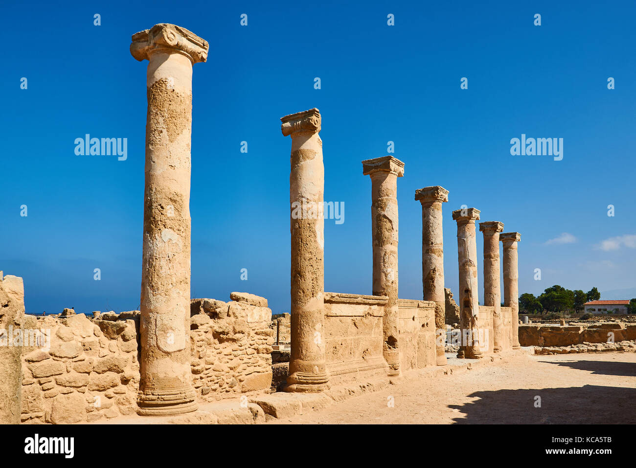 House of Theseus, Paphos, Cyprus Stock Photo - Alamy