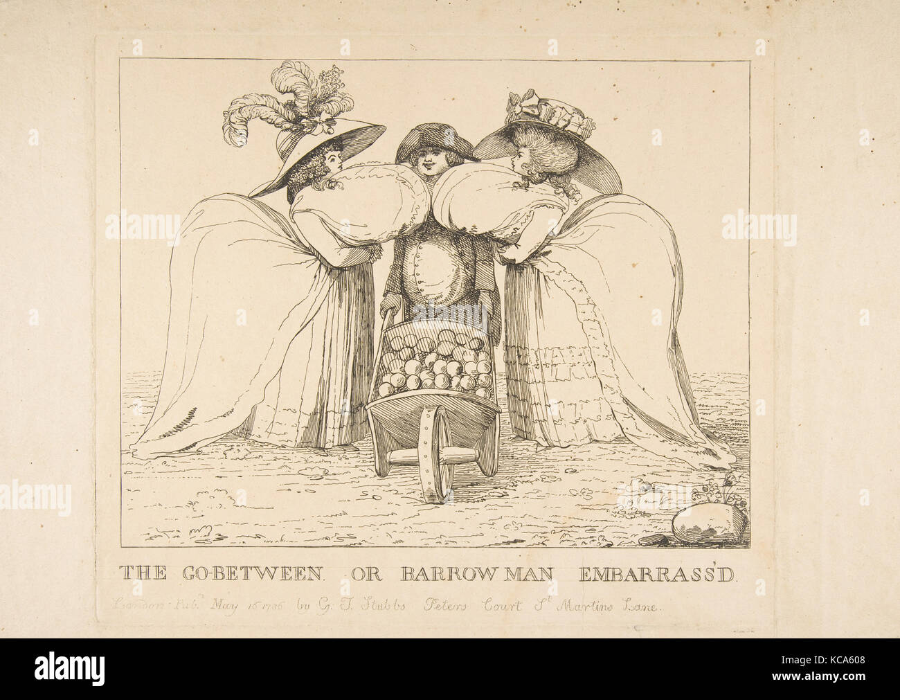 The Go-Between or Barrow Man Embarrass'd, Anonymous, British, 18th ...