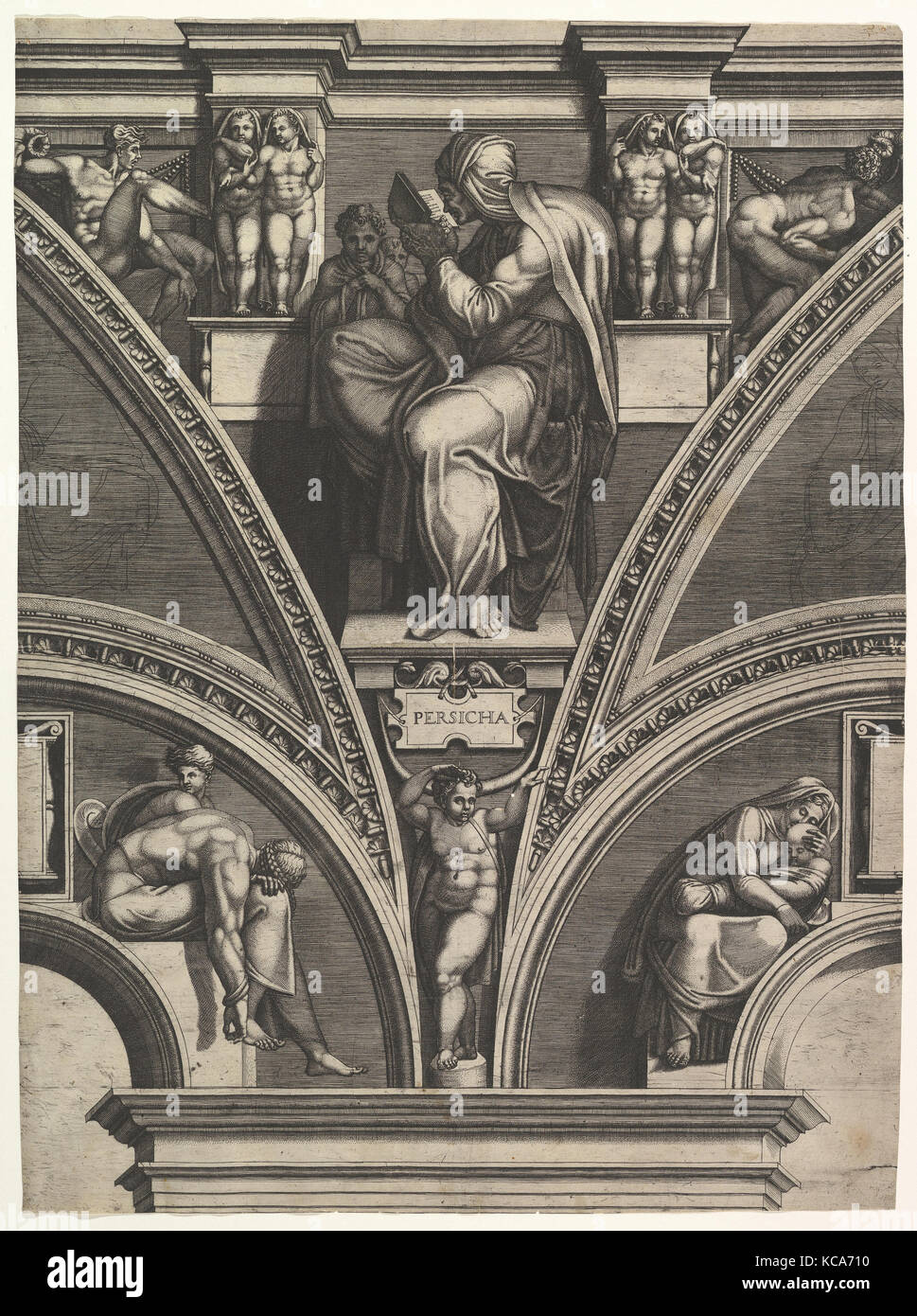 The Persian Sibyl; from the series of Prophets and Sibyls in the ...