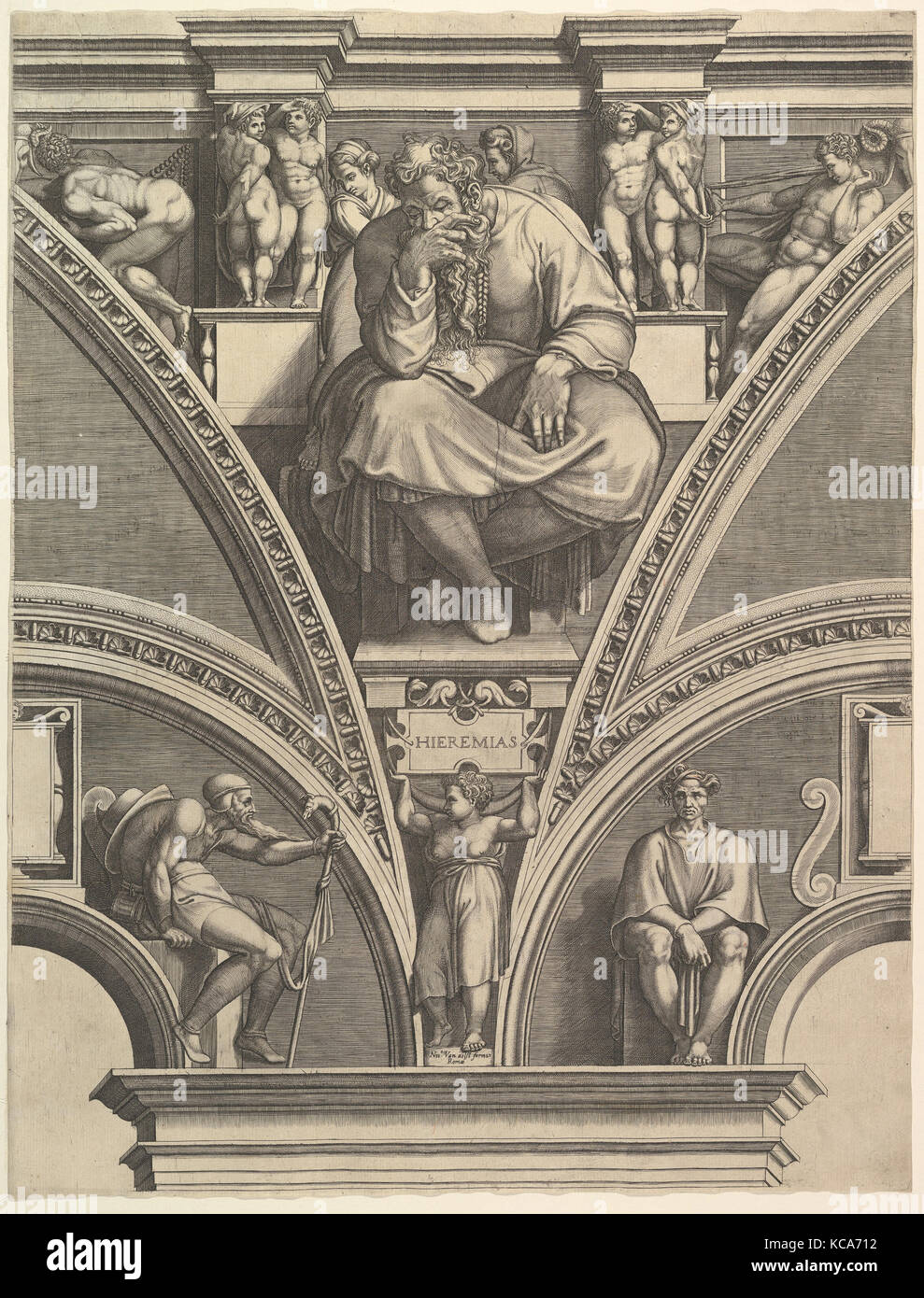 The Prophet Jeremiah, from the series of Prophets and Sibyls in the ...