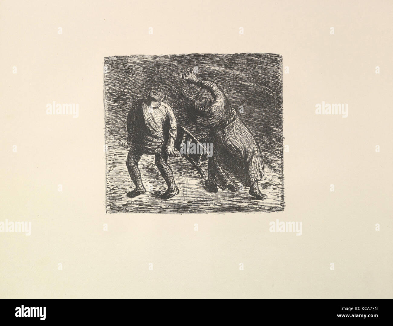 The Invisible One 2 (Das Unsichtbare), Ernst Barlach, 1912 Stock Photo ...