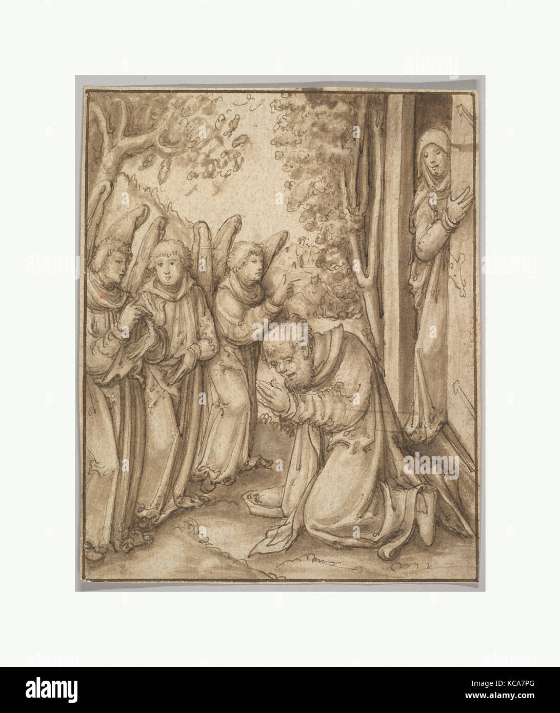 Abraham and the Three Angels, Circle of Lucas Cranach the Elder, 16th ...