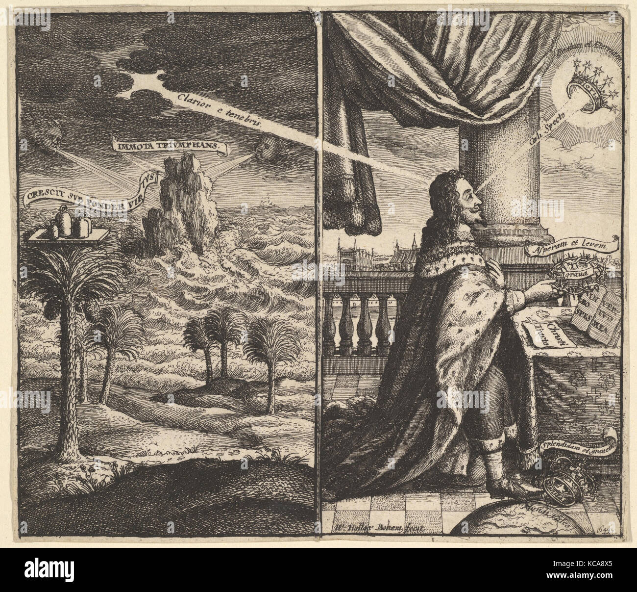 Frontispiece of eikon basilike hi-res stock photography and images - Alamy