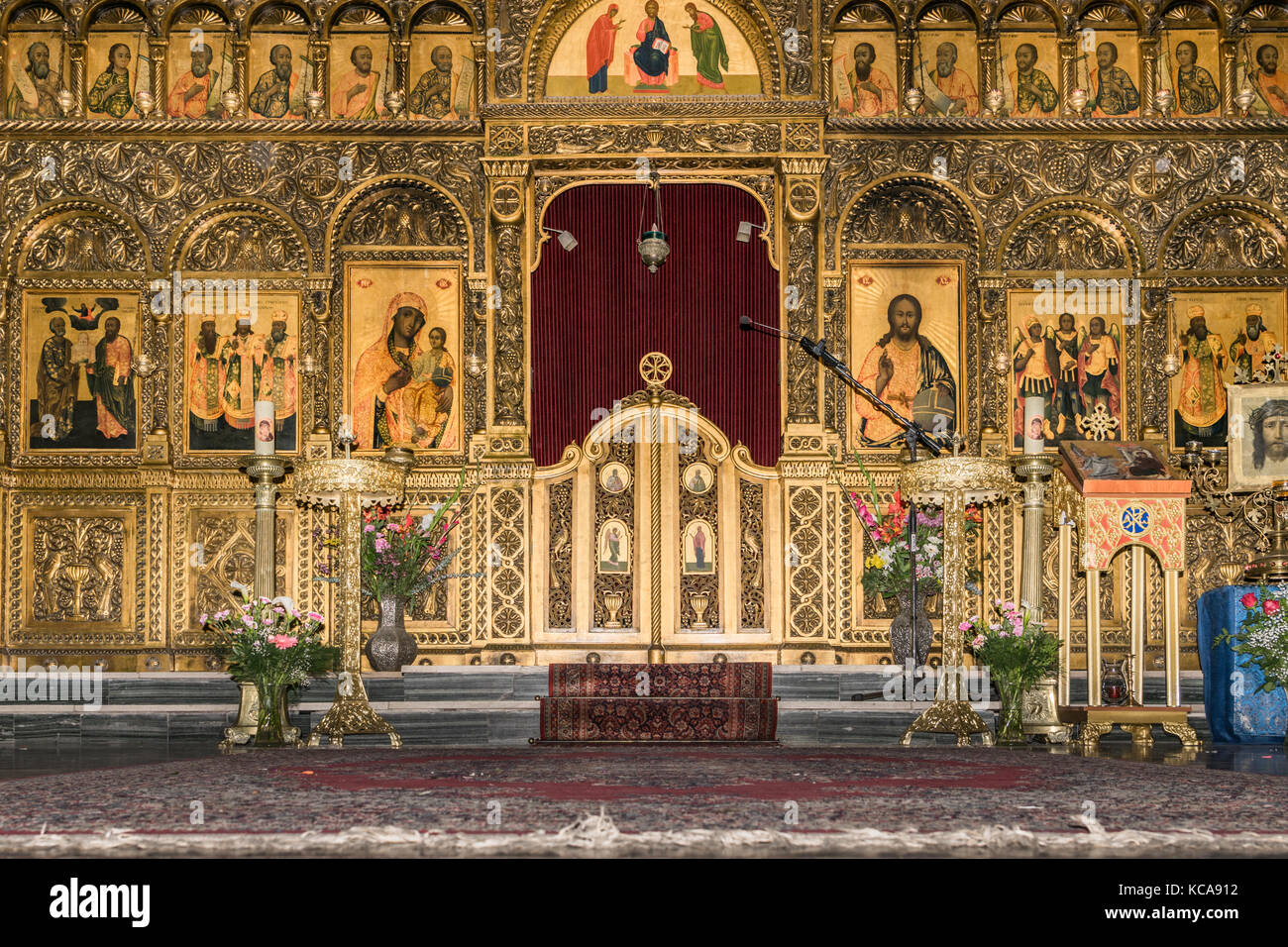 Iconostasis icons hi-res stock photography and images - Alamy