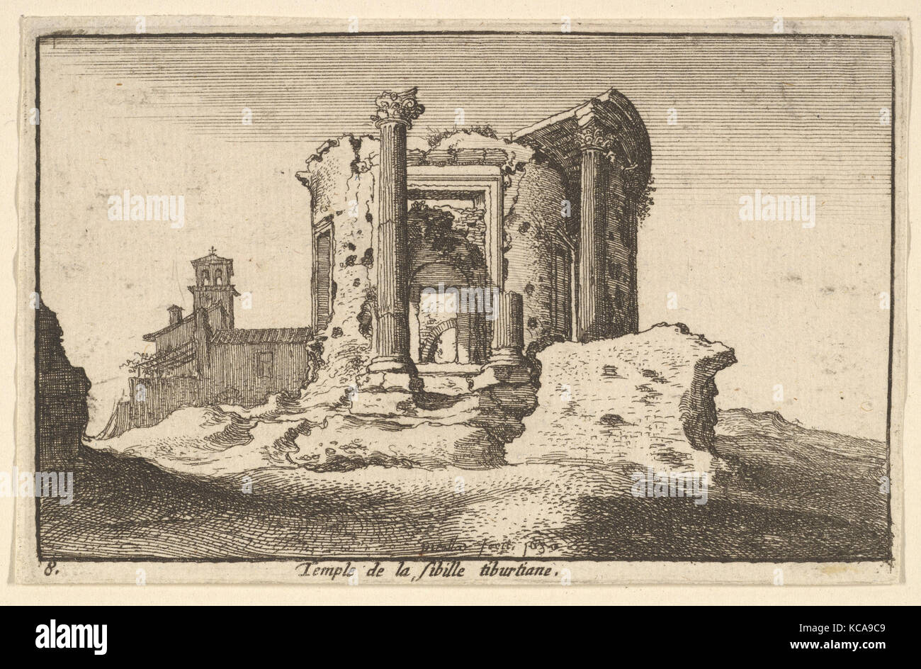 Temple of the Tiburtine Sybil, After Sebastiaen Vrancx, 1650 Stock ...