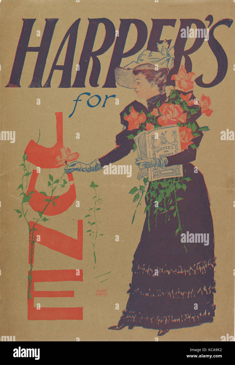 Harper's: June, 1893, Lithograph, Sheet: 18 5/16 × 12 5/8 in. (46.5 × ...