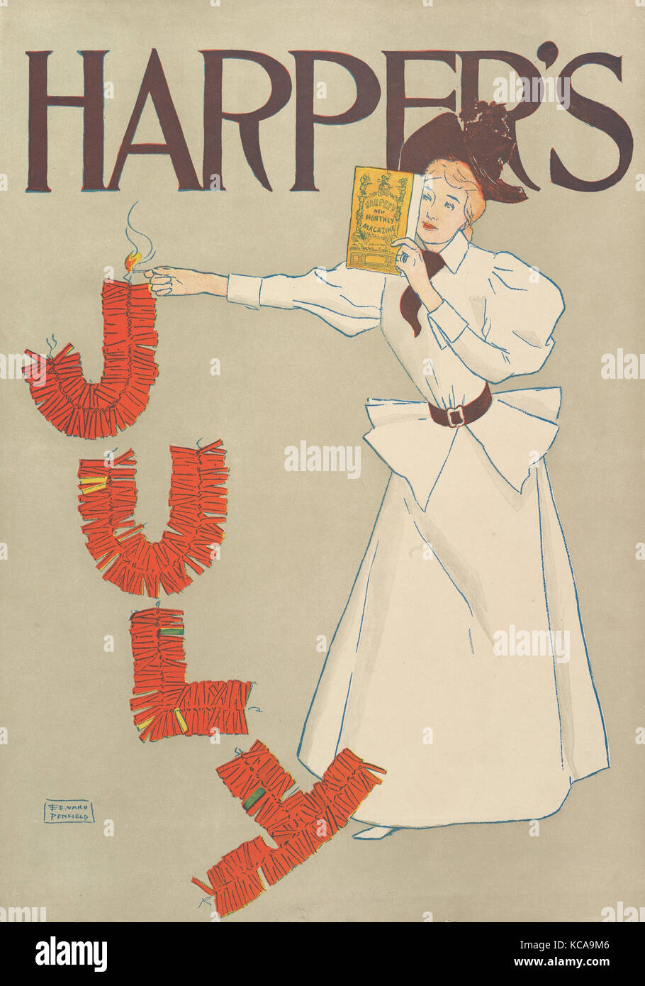 Harper's: July, 1894, Lithograph, Sheet: 18 1/16 × 12 5/8 in. (45.8 × ...
