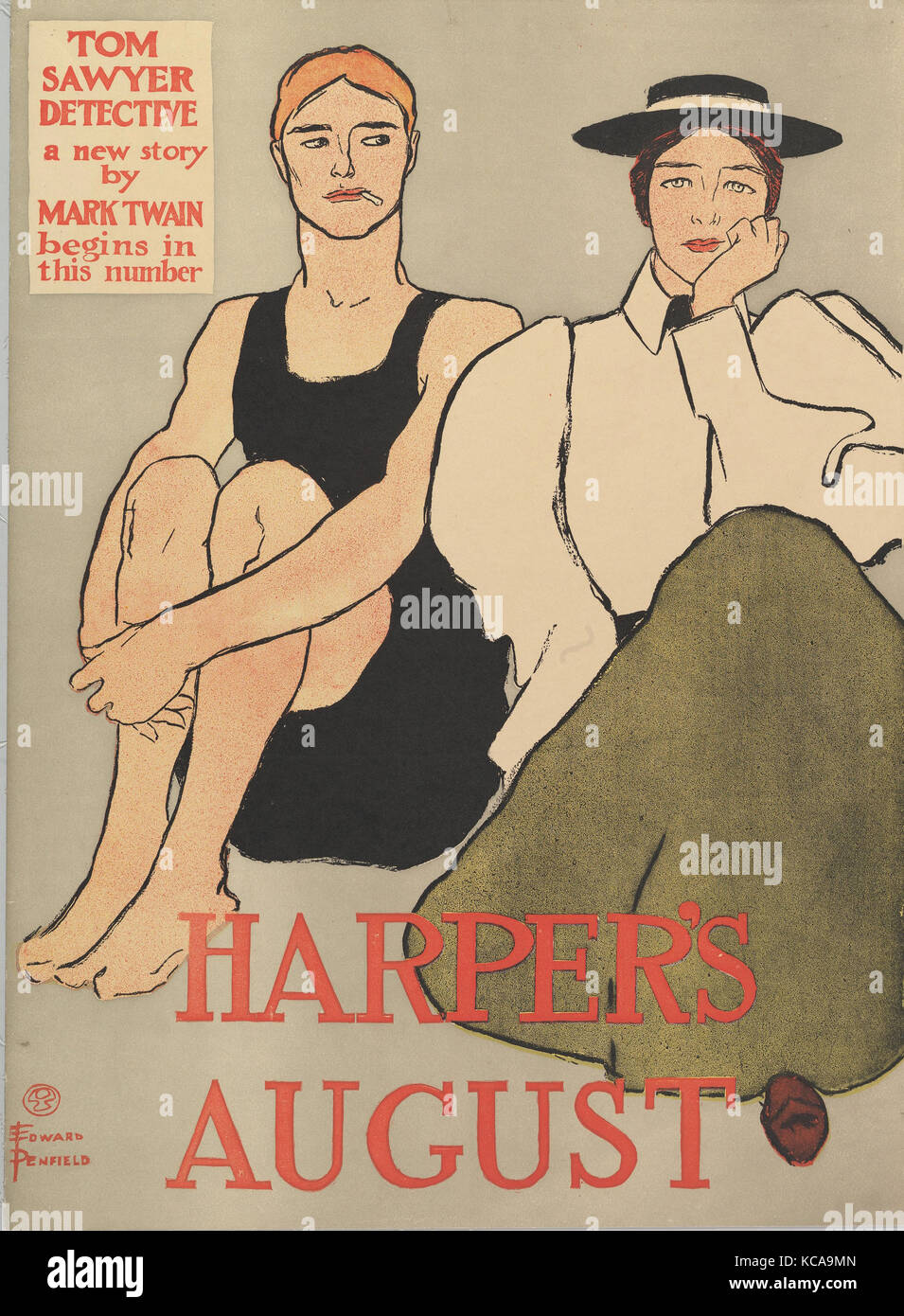 Harper's: August, 1896, Lithograph, Sheet: 18 5/8 × 13 11/16 in. (47.3 ...