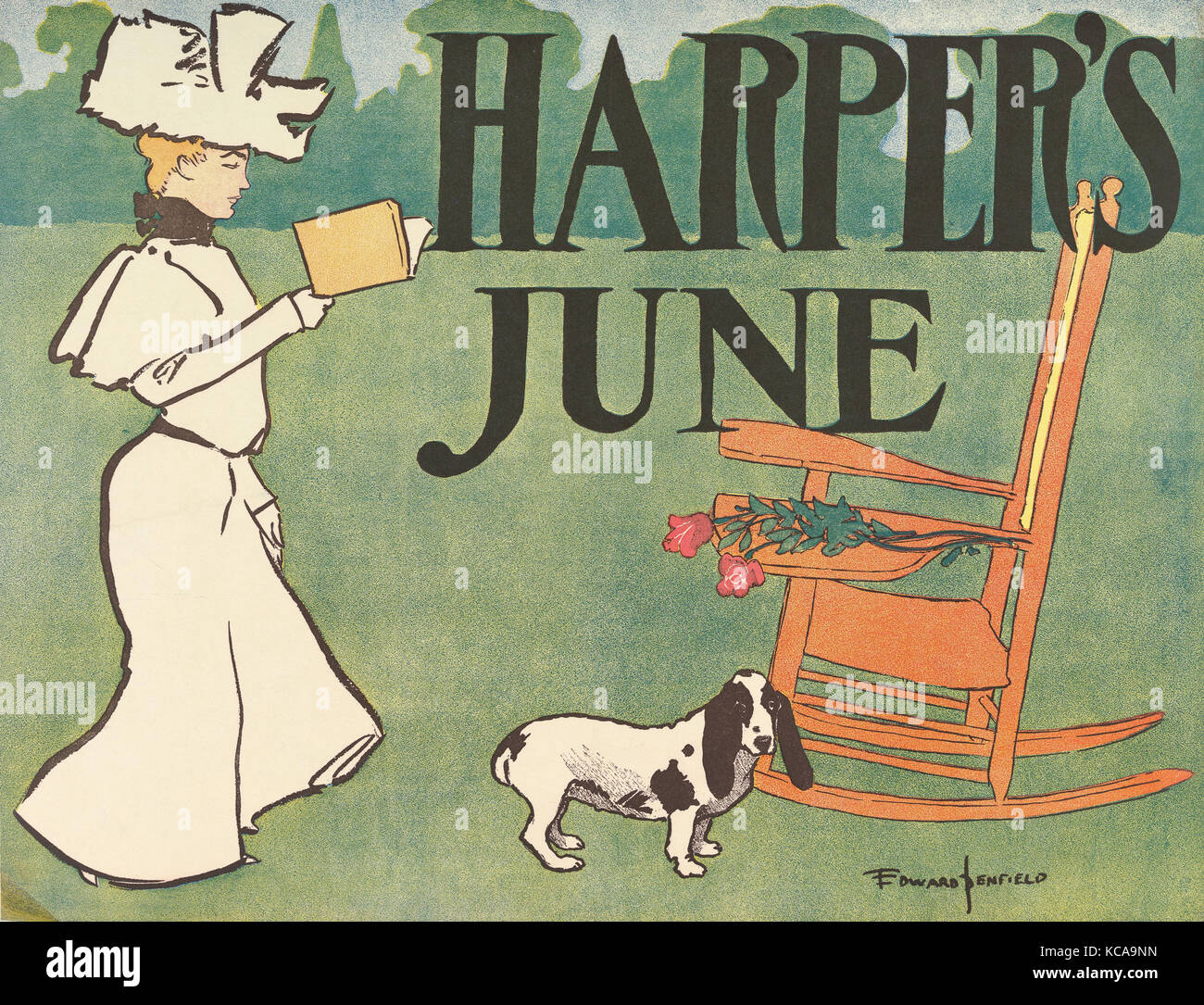 Harper's: June, 1897, Lithograph, Sheet: 14 5/16 × 18 11/16 in. (36.4 × ...