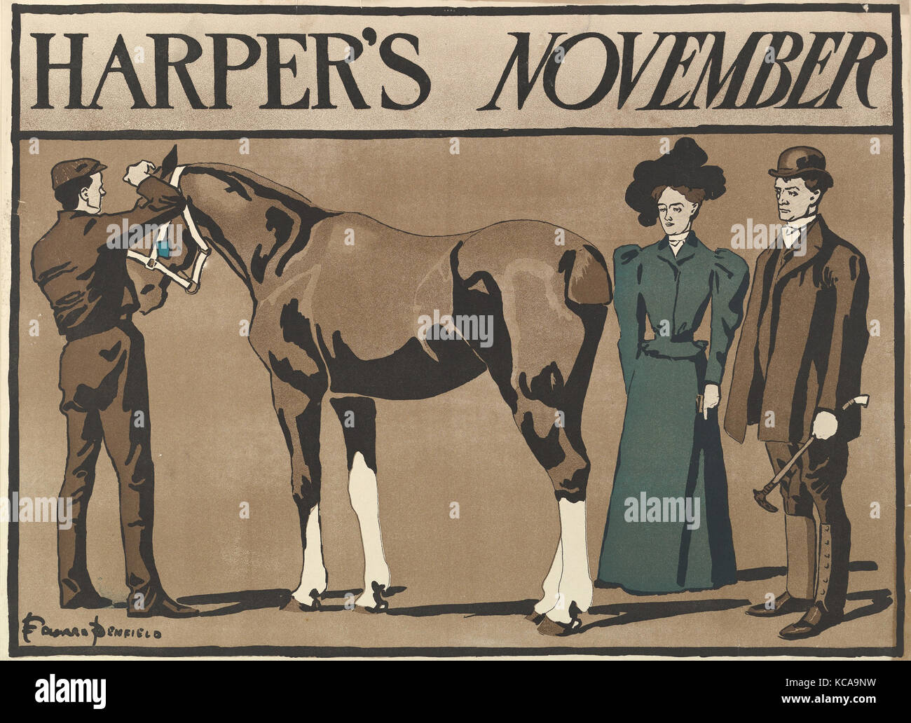 Harper's: November, 1897, Lithograph, Sheet: 14 1/4 × 19 7/16 in. (36.2 ...