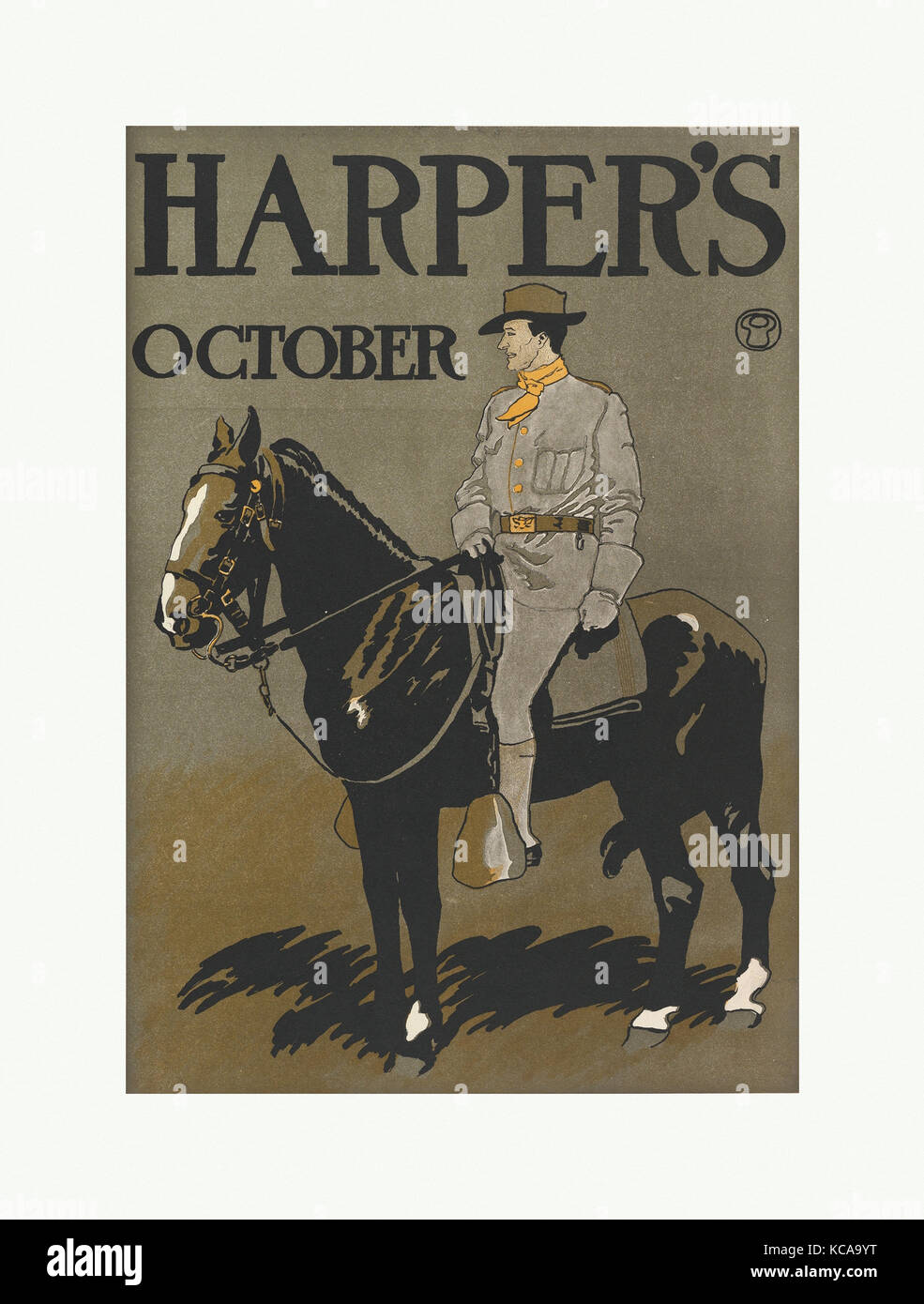 Harper's: October, 1898, Lithograph, Sheet: 16 15/16 × 11 13/16 in. (43 ...