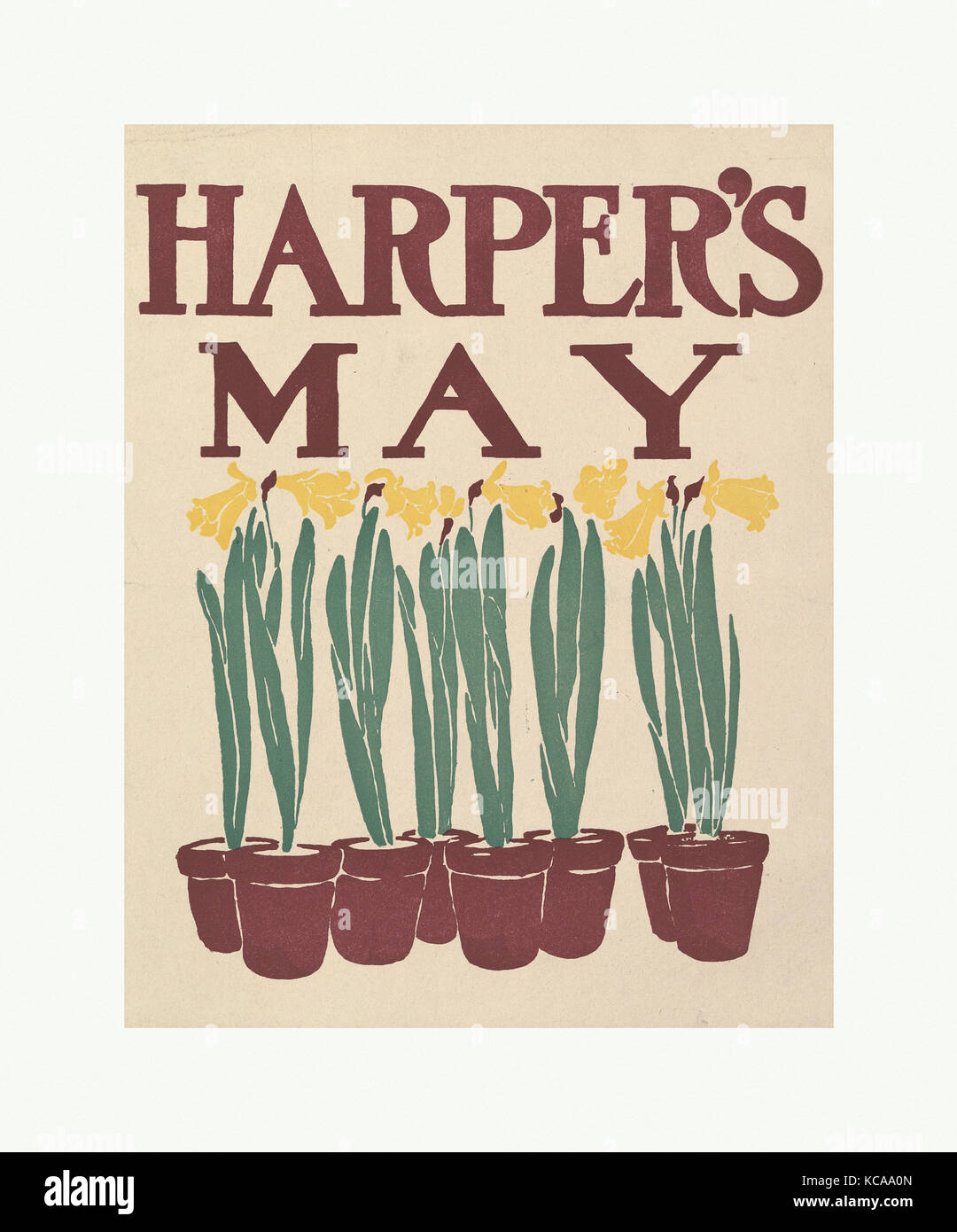 Harper's: May, 1899, Lithograph, Sheet: 10 1/16 × 9 3/16 in. (25.6 × 23 ...