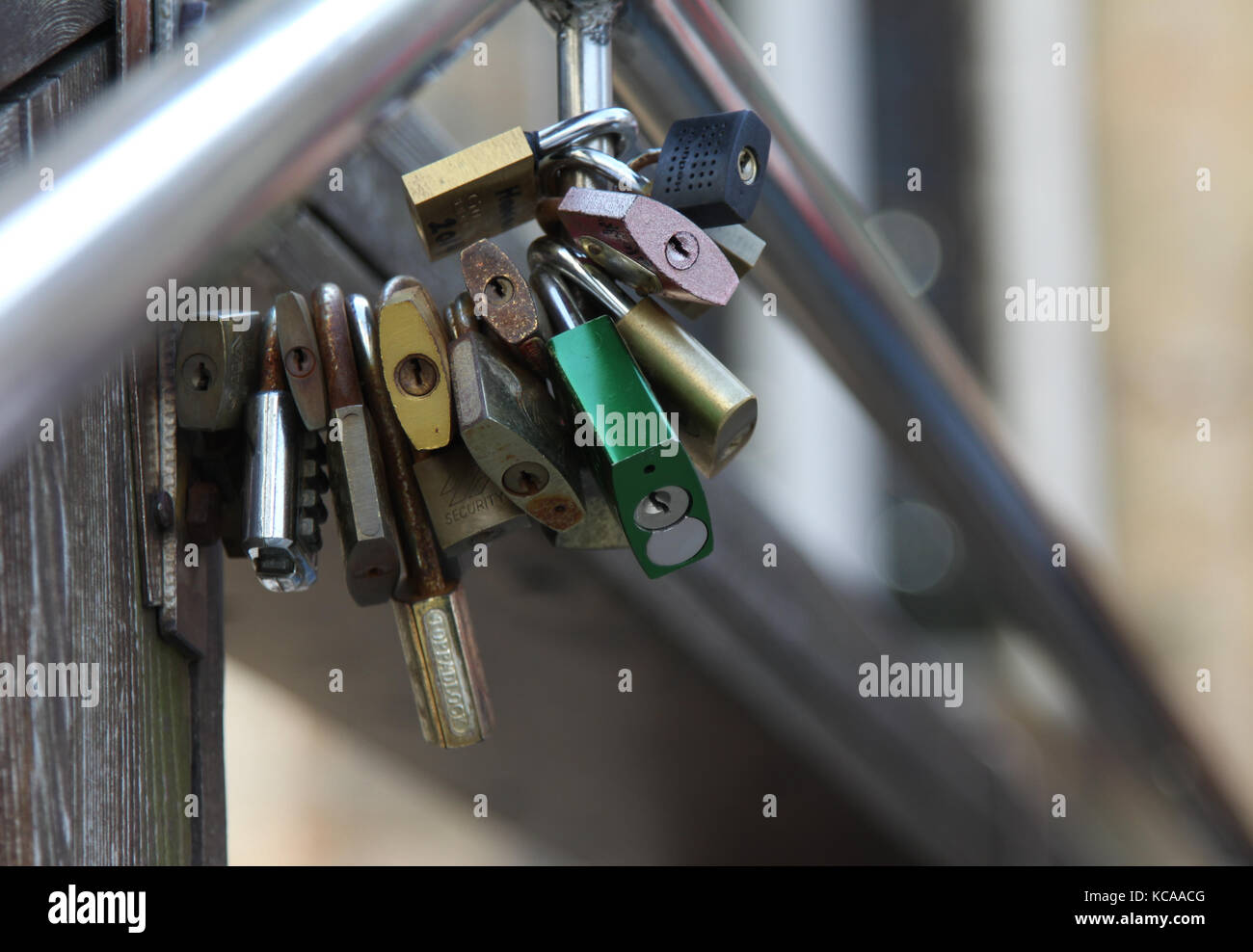 love locks in venezia Stock Photo - Alamy