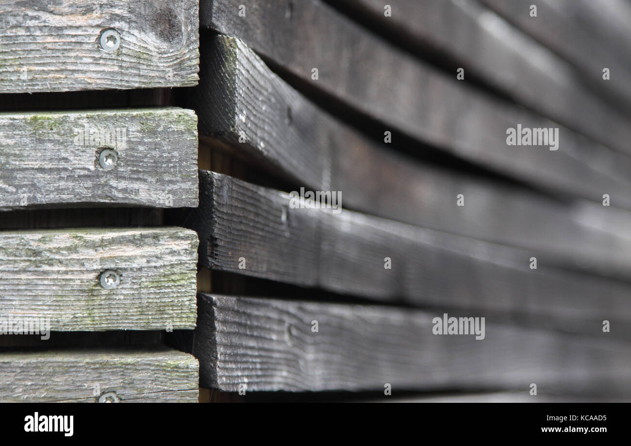 Old Wooden Wall Detailed
