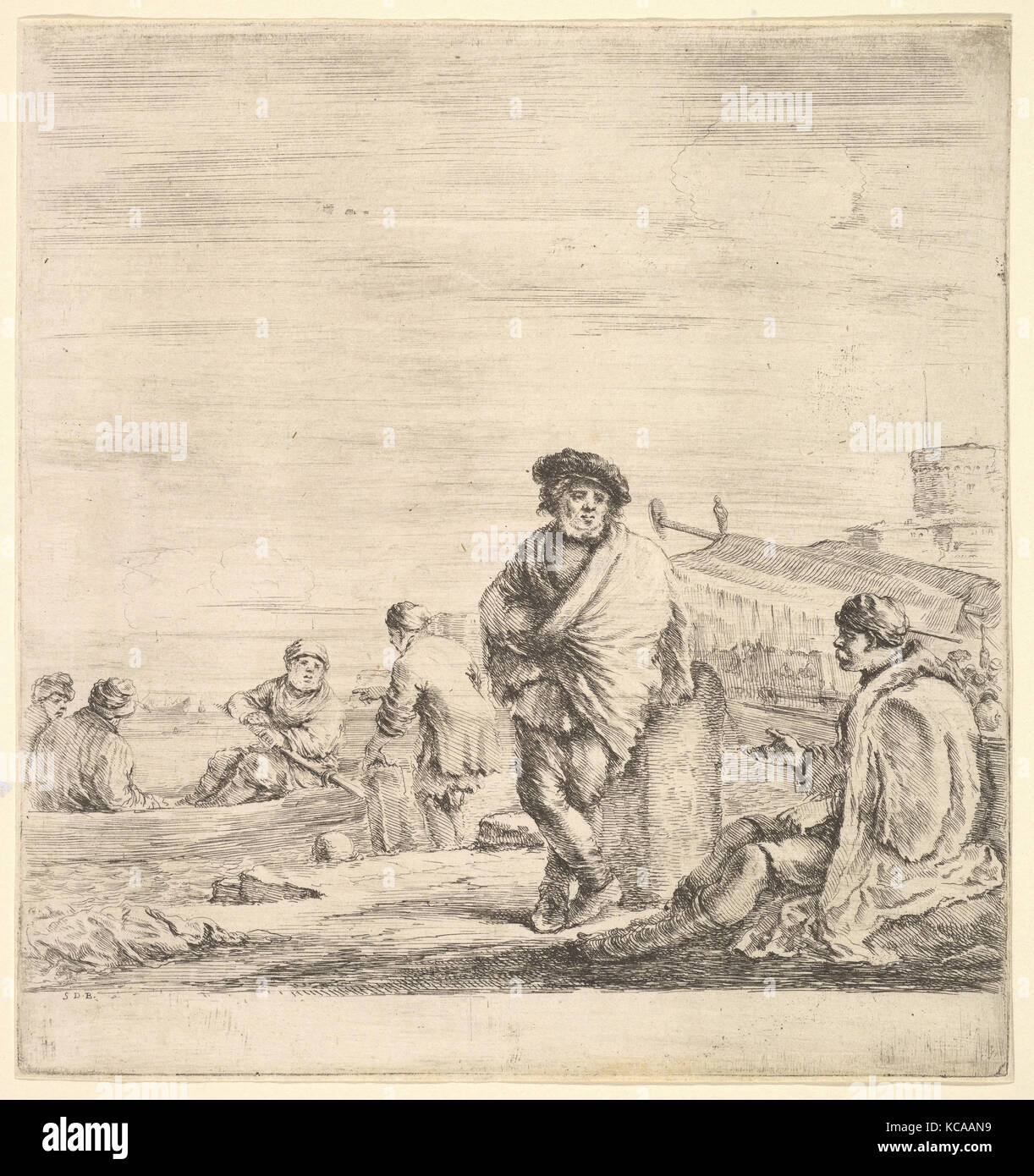 Seated levantine man hi-res stock photography and images - Alamy