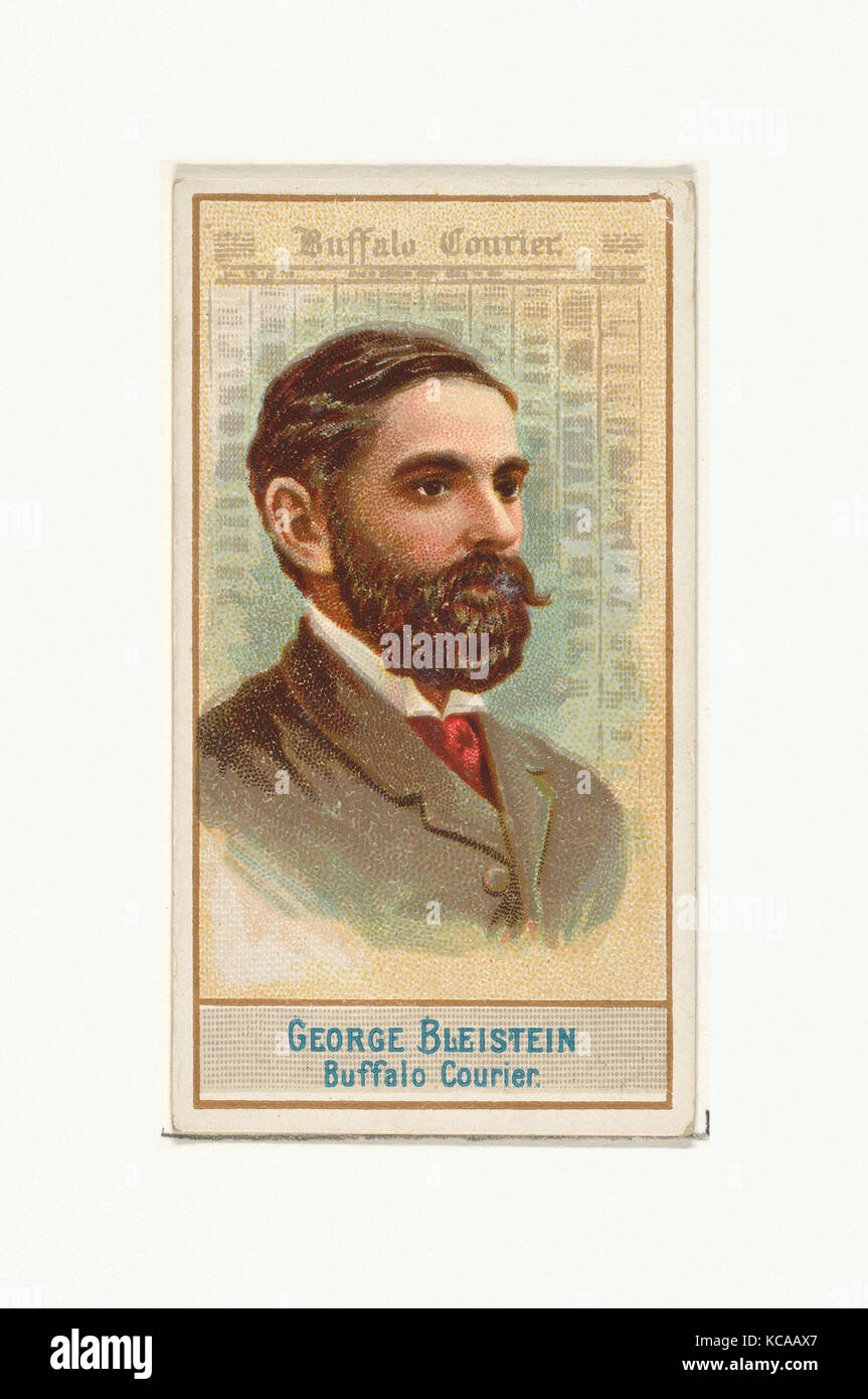 George Bleistein, Buffalo Courier, from the American Editors series (N1 ...