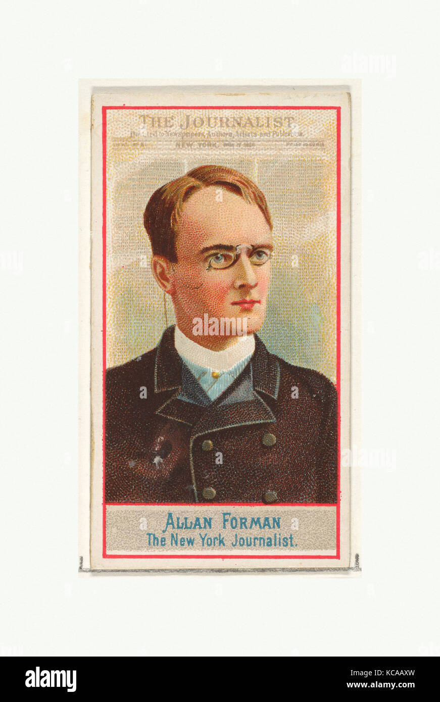 Allan Forman, The New York Journalist, from the American Editors series ...