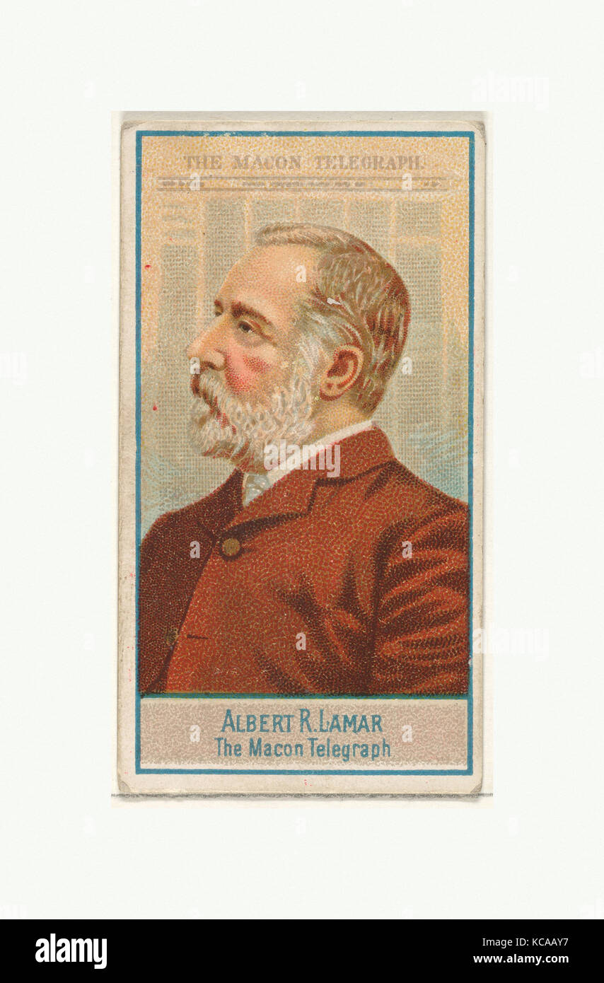 Albert R. Lamar, The Macon Telegraph, from the American Editors series ...