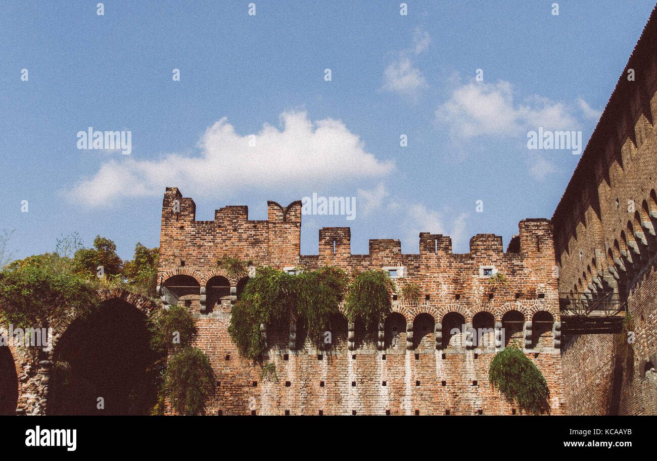 Castello (Castle) Sforzesco in Milan, Lombardy, Italy Stock Photo - Alamy