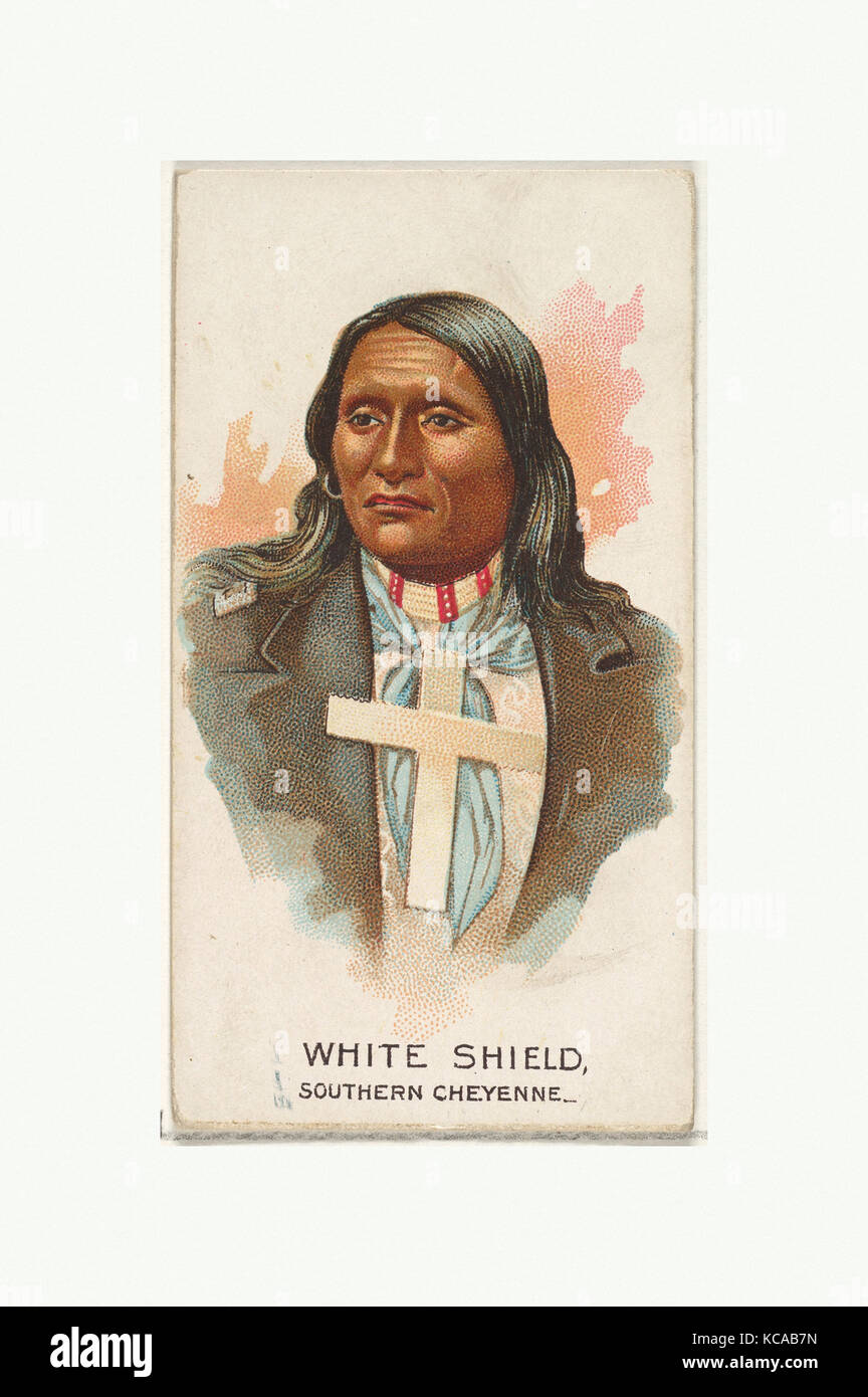 White Shield, Southern Cheyenne, from the American Indian Chiefs series ...