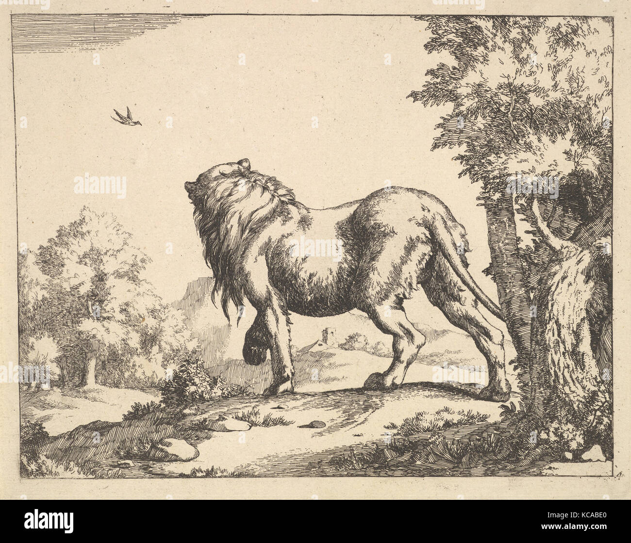 The Lions, 17th century, Lithograph, sheet: 7 1/8 x 8 15/16 in. (18.1 x ...