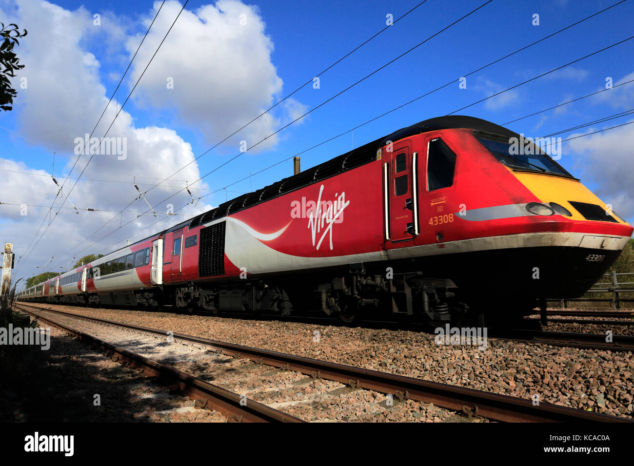 43308, Virgin Trains, East Coast Main Line Railway, Peterborough ...