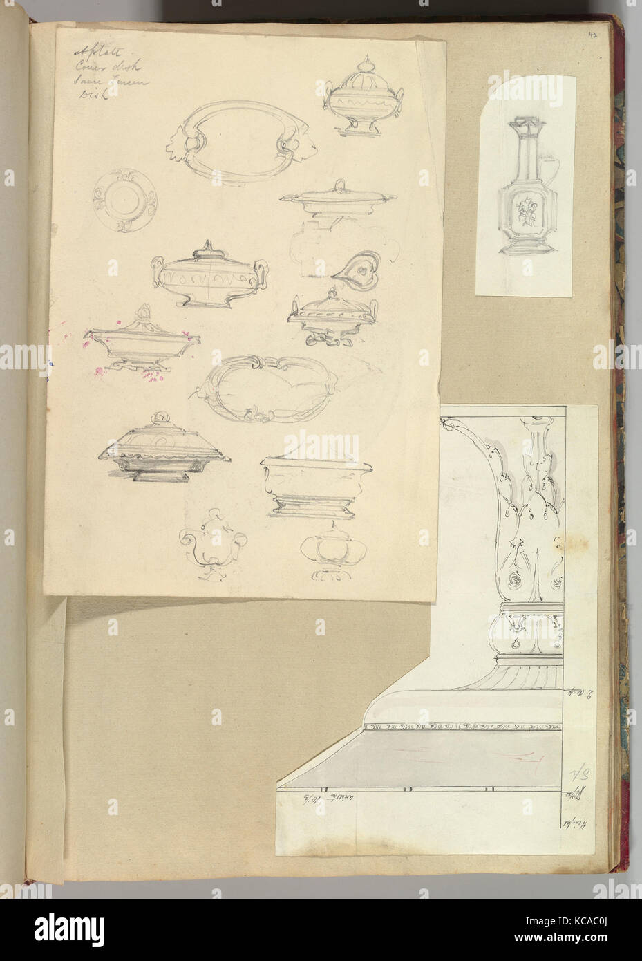 Designs for Tureens and a Platter, Alfred Henry Forrester Alfred ...