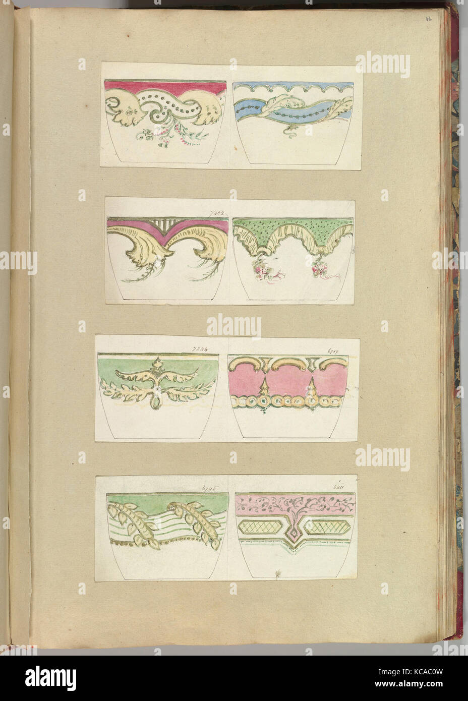 Eight Designs for Decorated Cups, Alfred Henry Forrester Alfred ...