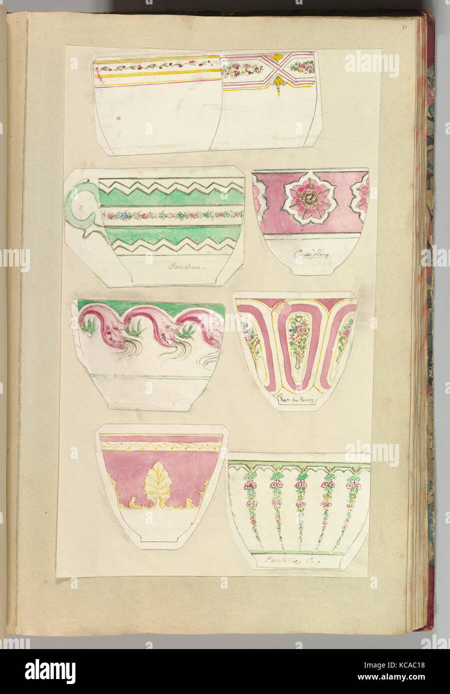 Eight Designs for Decorated Cups, Alfred Henry Forrester Alfred ...