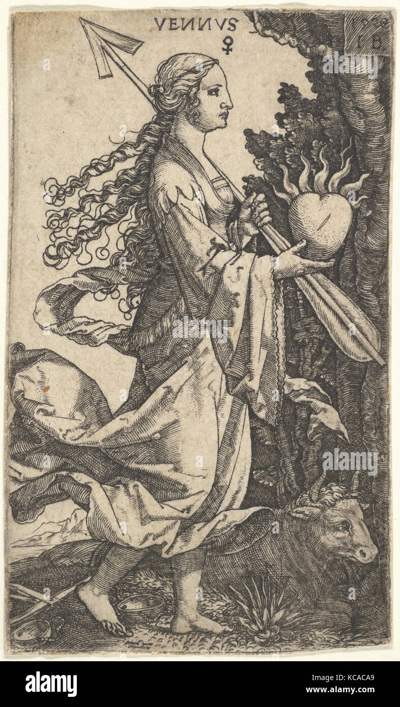 Venus from The Gods Who Preside Over the Planets, Master I.B., 1529 ...