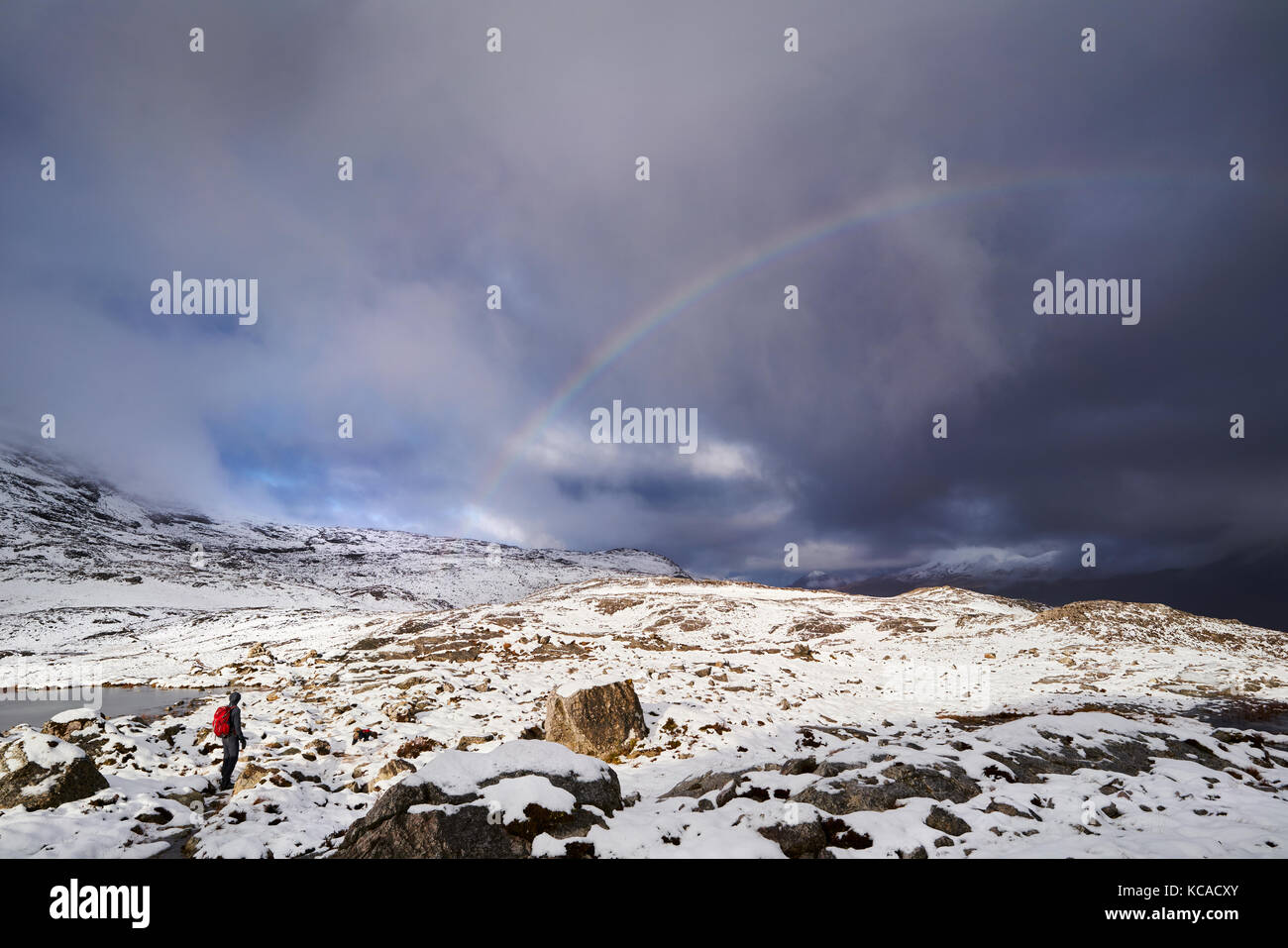 Scottish highlands rainbow hi-res stock photography and images - Alamy