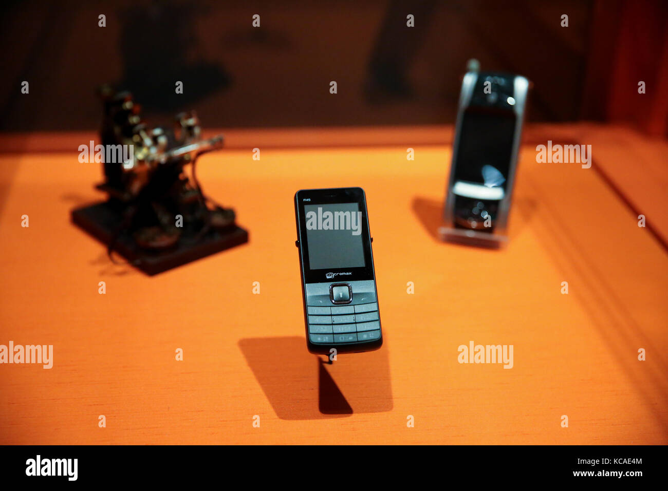 Science Museum. London, UK. 3rd Oct, 2017. India and the communications ...