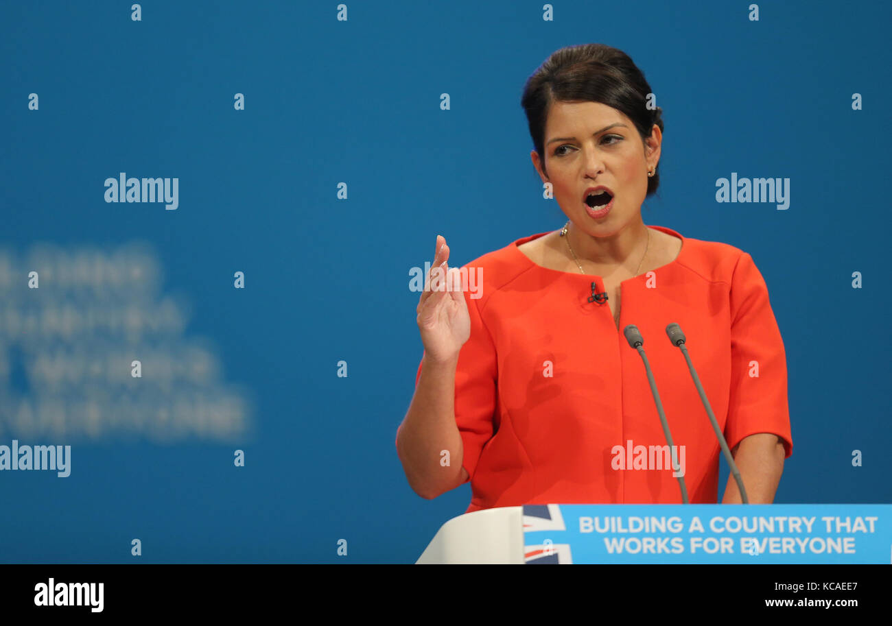 Priti Patel Mp Secretary Of State For International Development ...