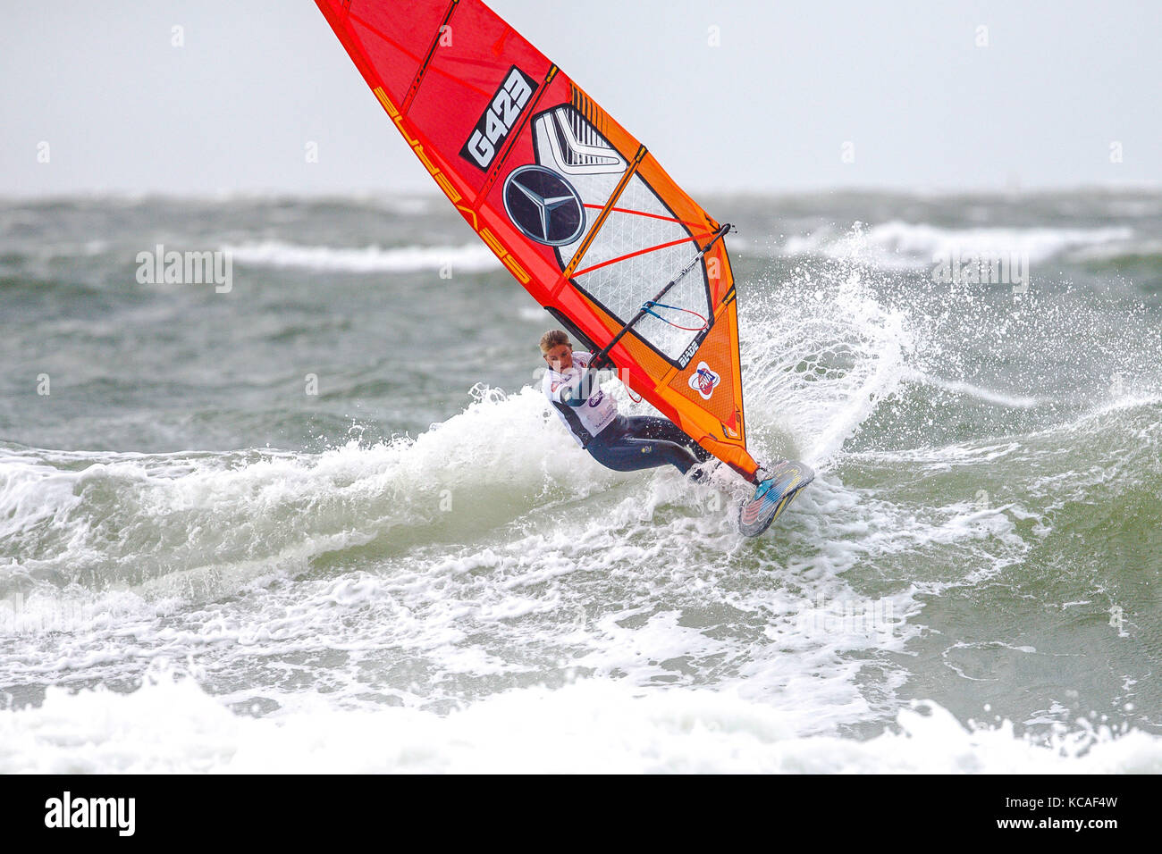 Westerland, Germany. 3rd Oct, 2017. German Lina Erpenstein in action ...