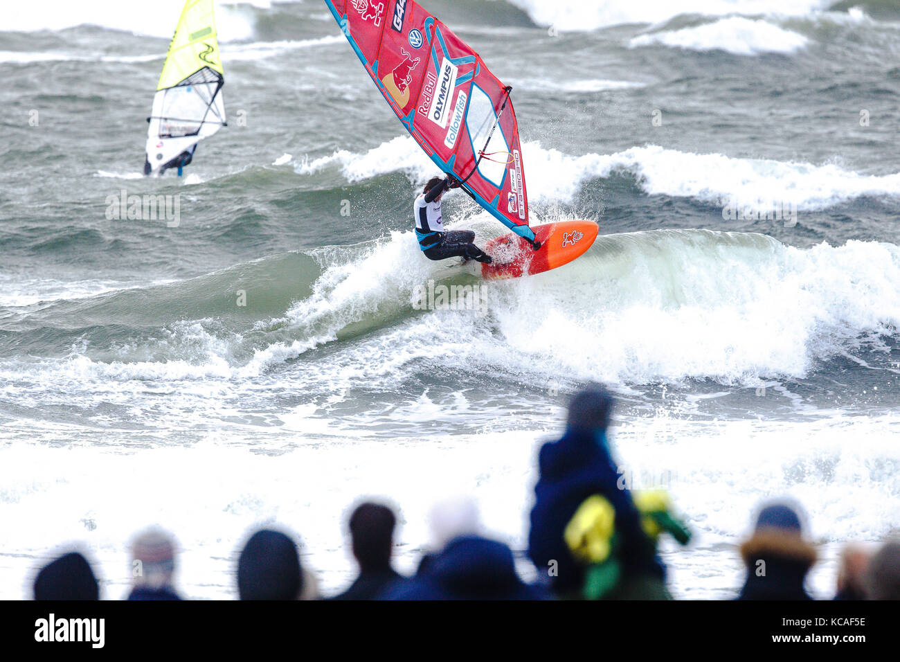 Westerland, Germany. 3rd Oct, 2017. German windsurfer Philip Koester in ...