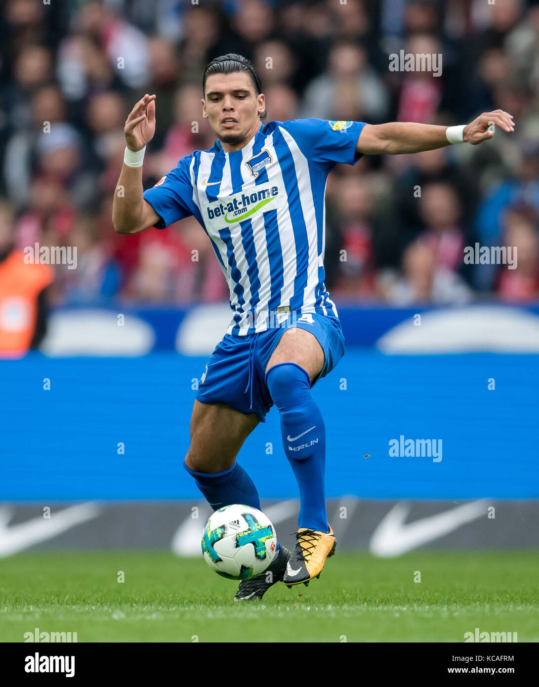 Berlin's Karim Rekik in action during the German Bundesliga football ...
