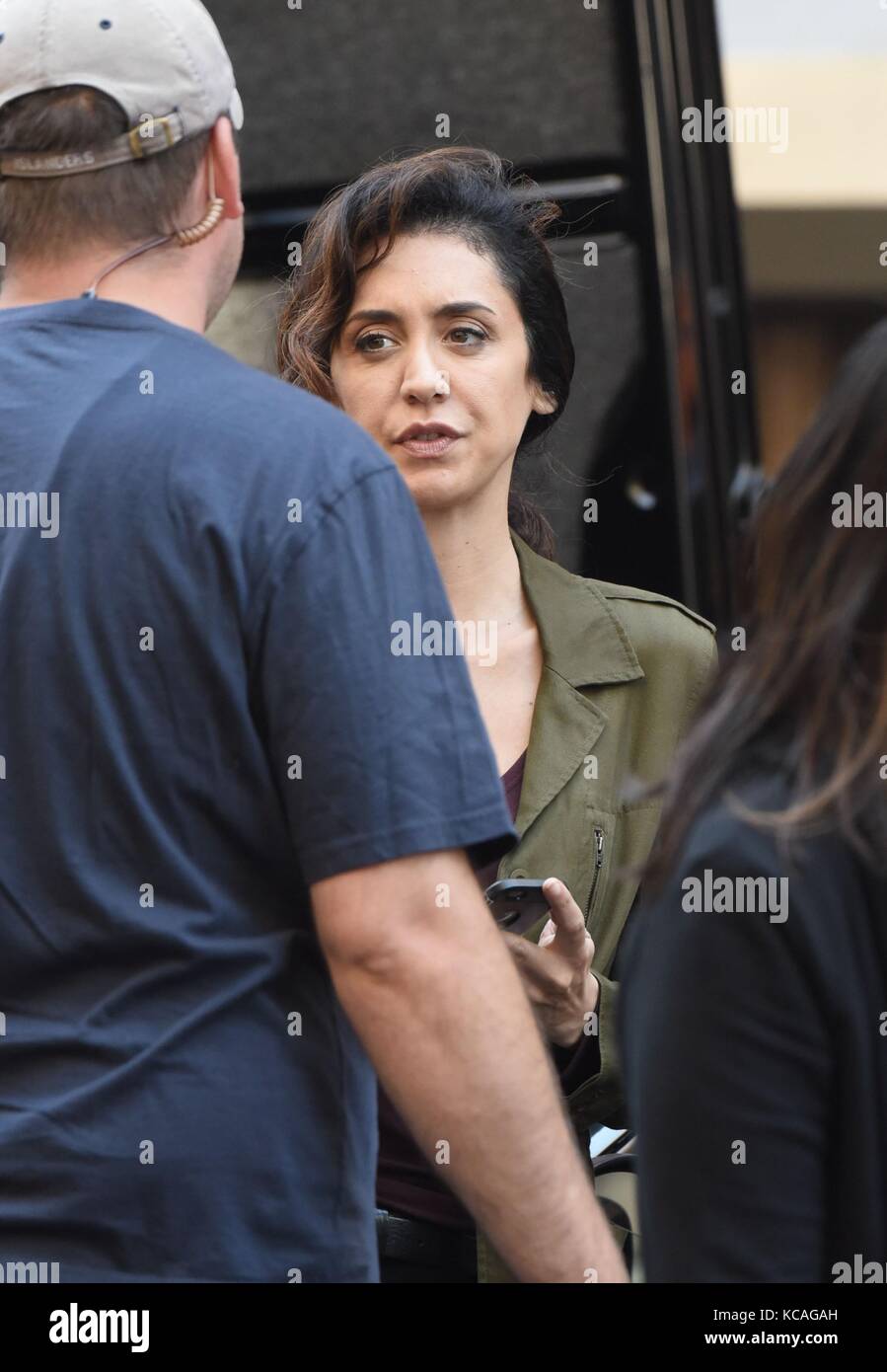 New York, NY, USA. 3rd Oct, 2017. Mozhan Marno, on location for THE ...