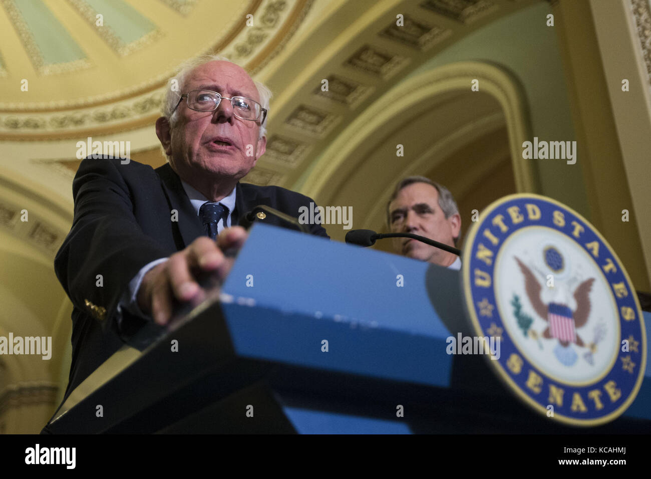 Washington, District Of Columbia, USA. 3rd Oct, 2017. Senator BERNIE ...