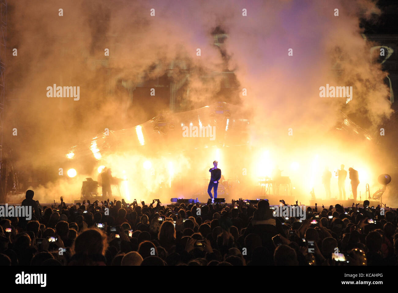 Mark Forster I Musikfestival German Unity Stock Photo - Alamy