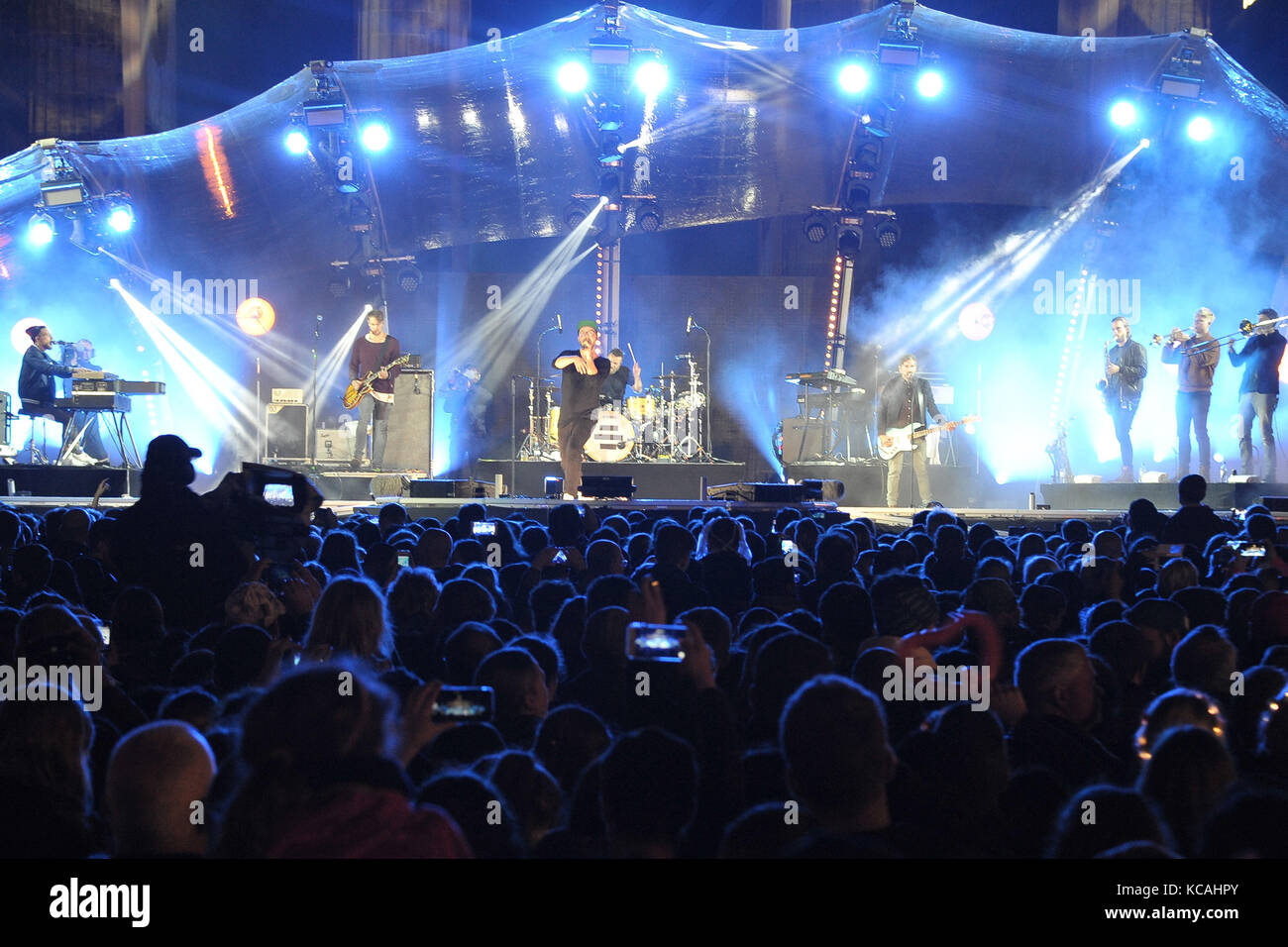 Mark Forster I Musikfestival German Unity Stock Photo - Alamy