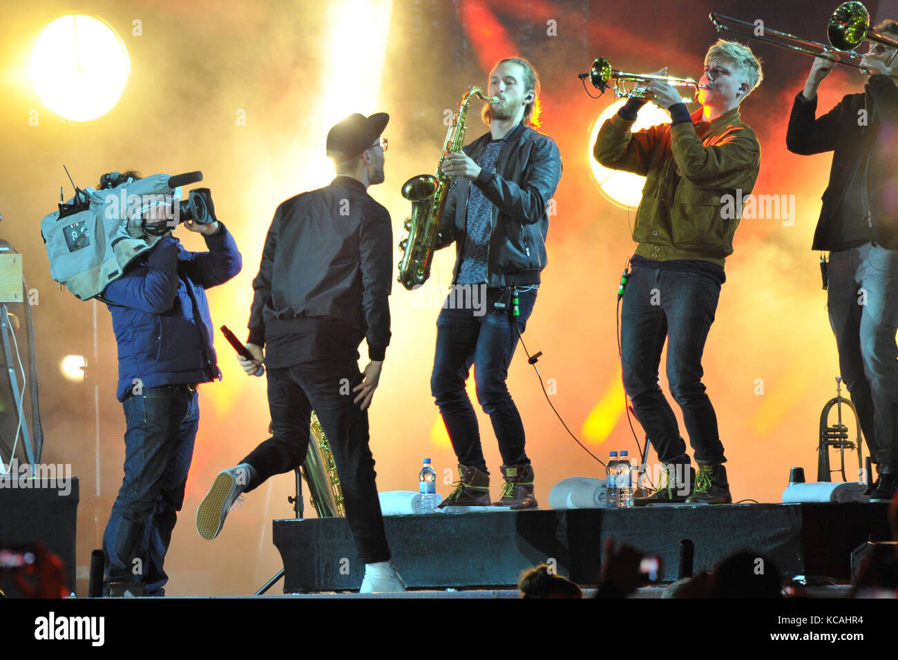 Mark Forster I Musikfestival German Unity Stock Photo - Alamy