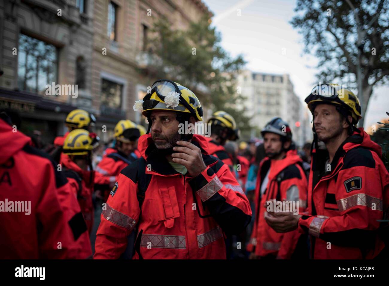 Barcelona, Spain. 02nd Oct, 2017. On October 3th, Barcelona, thousands ...