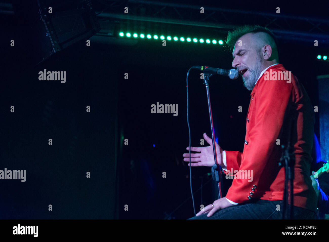 Milan, Italy. 29th September 2017. Rock band Dark Lunacy performs at ...