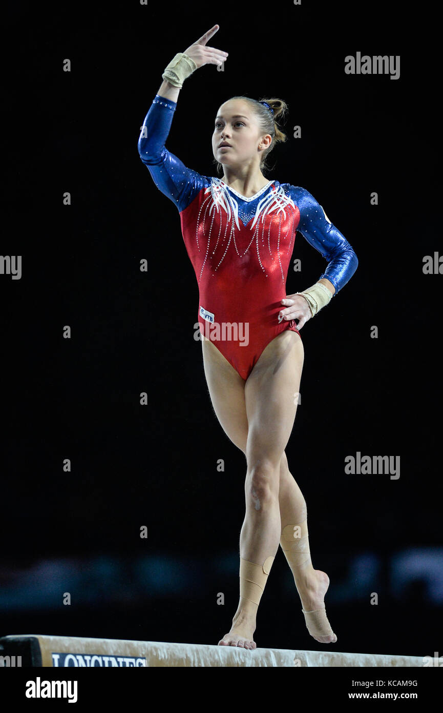 Montreal, Quebec, Canada. 3rd Oct, 2017. ELENA EREMINA, from Russia ...