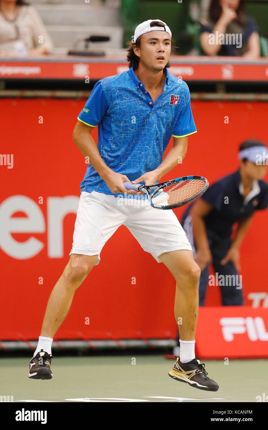Ariake Coliseum, Tokyo, Japan. 3rd Oct, 2017. Taro Daniel (JPN ...