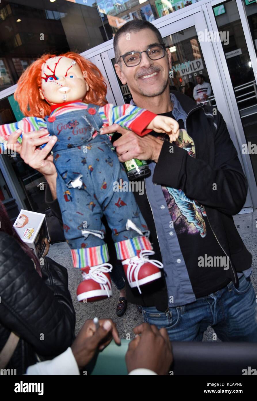 New York, NY, USA. 3rd Oct, 2017. Don Mancini, seen at AOL BUILD to ...